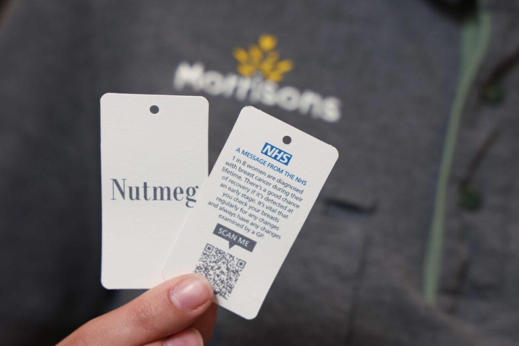 Morrisons Adds NHS Cancer Check Labels to Underwear