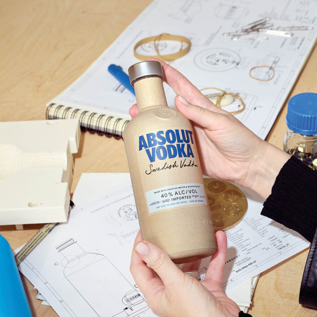 Absolut Vodka Launches Eco-Friendly Paper Bottle Trial